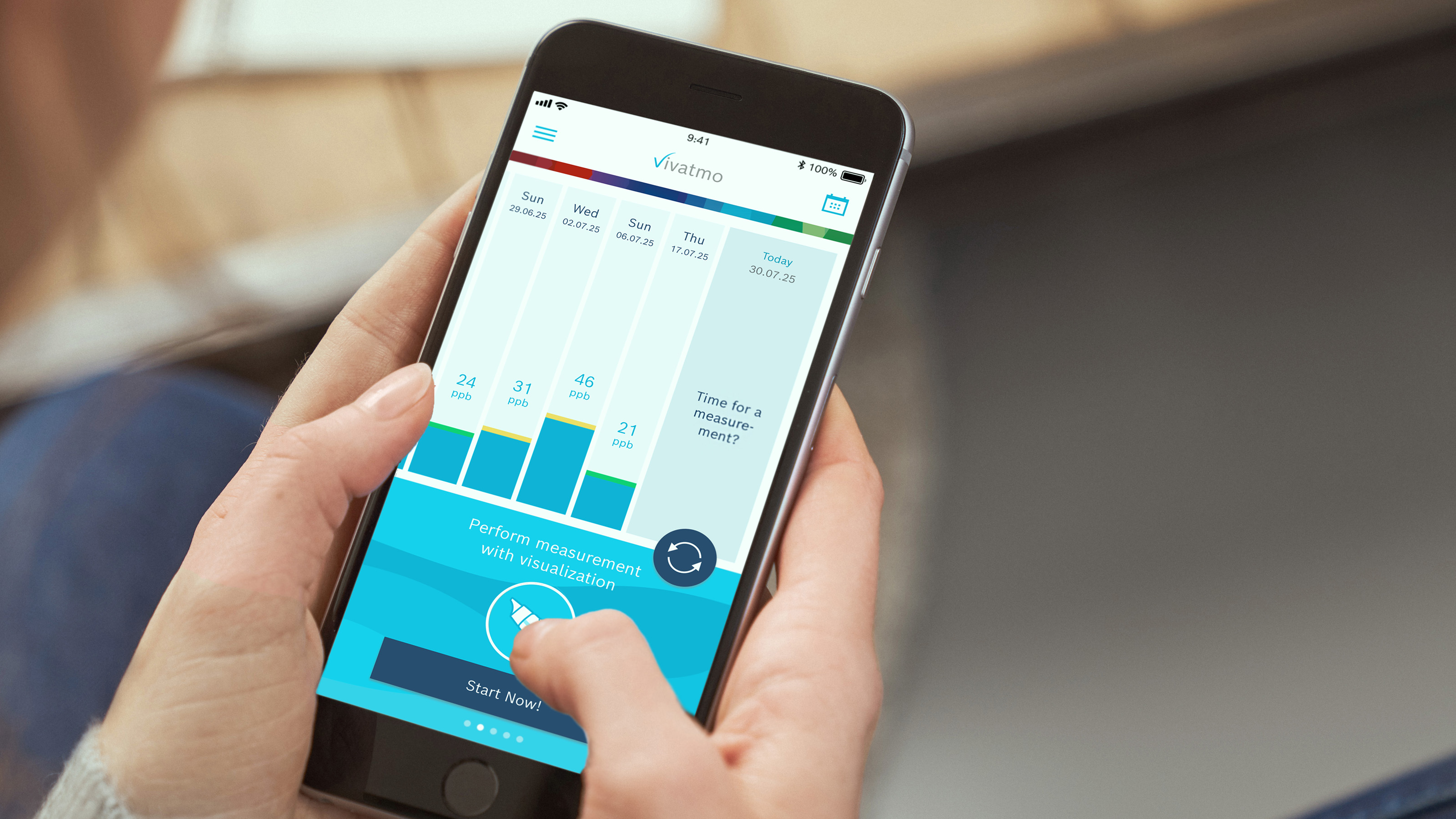 Vivatmo app | Your asthma diary | Bosch Healthcare Solutions | Vivatmo
